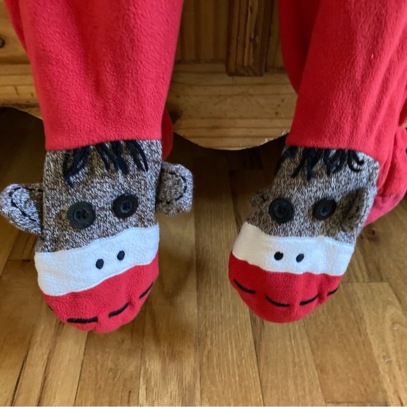 Nick & Nora | Intimates & Sleepwear | Women Nick Nora Red Sock Monkey ...